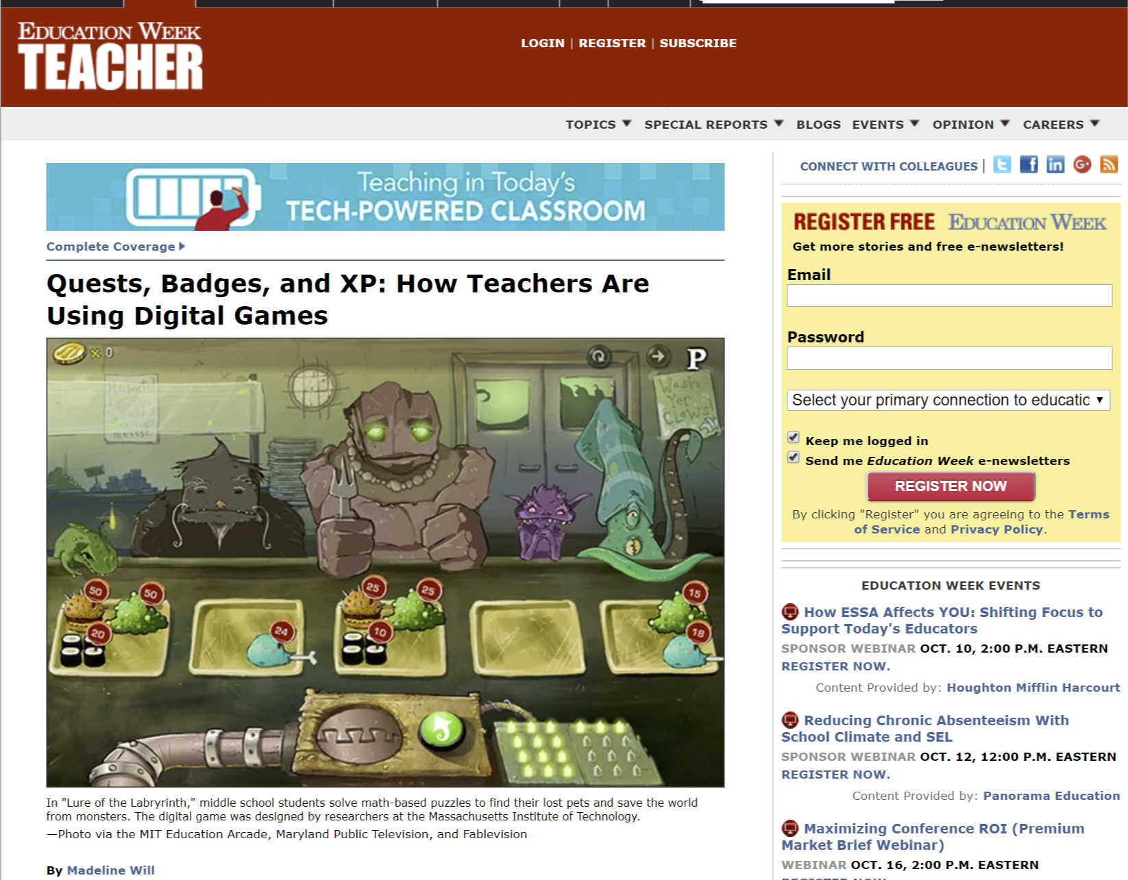 Quests, Badges, and XP: How Teachers Are Using Digital Games – MIT ...